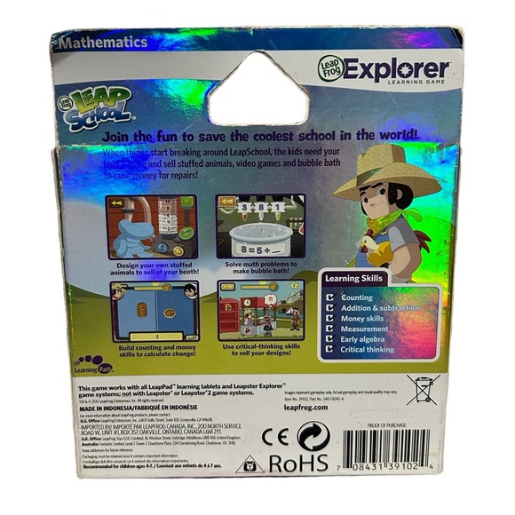 Leapfrog | Toys | Leapfrog Leapschool Math Learning Game Works With ...